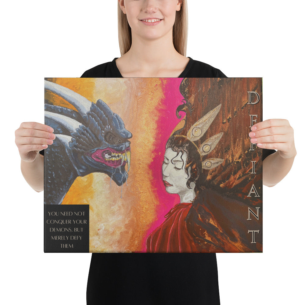 Defiant Canvas – Slate & Stone